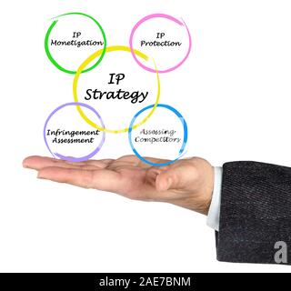 Diagram of IP strategies Stock Photo - Alamy