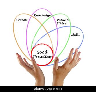 Diagram of good practice Stock Photo - Alamy