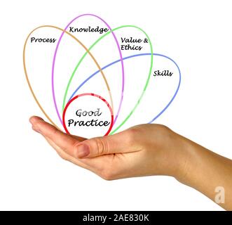Diagram of good practice Stock Photo - Alamy