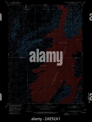 WY Pathfinder Reservoir NW 340810 1951 24000 Restoration Stock Photo ...