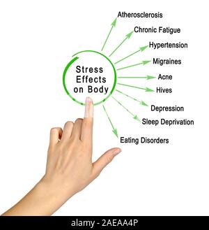 Stress Effects on Body Stock Photo - Alamy