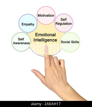 Five Components of Emotional Intelligence Stock Photo - Alamy