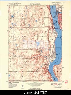 MN Hudson 504812 1950 24000 Inverted Restoration Stock Photo - Alamy