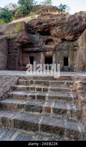 Ancient Dharashiv Caves Stock Photo - Alamy