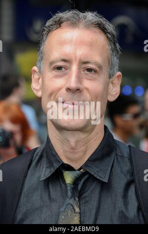 Gay rights activist Peter Tatchell holds a demonstration outside the ...