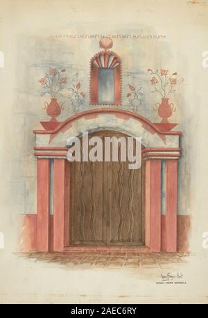 A 1938 restoration drawing by Geoffrey Holt and Harry Mann Waddell ...