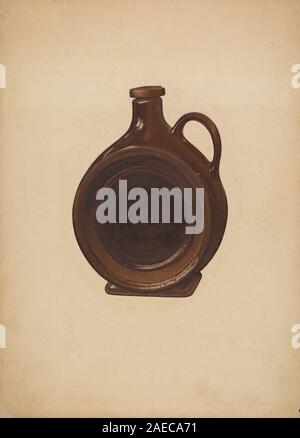 A circa 1939 pottery jug by George C. Brown, demonstrating ceramic ...