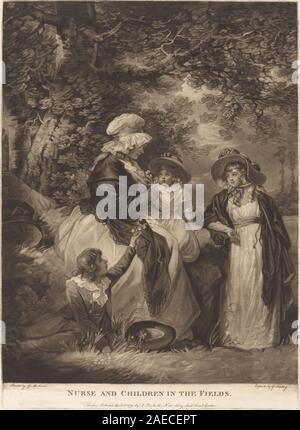 A 1791 painting by George Keating after George Morland showing a nurse ...