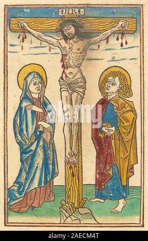 This German painting from around 1485 depicts Christ on the cross. It ...