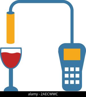 Alcohol Sensor icon. Simple element from sensors icons collection ...