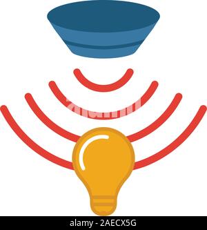 Light Sensor icon from sensors icons collection. Creative two colors design symbol light sensor ...