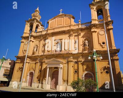 Msida, Malta - Traditional old maltese building in Msida with blue sky ...