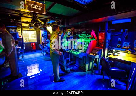 Detection and tracking, Combat Information Center (CIC), USS Midway ...