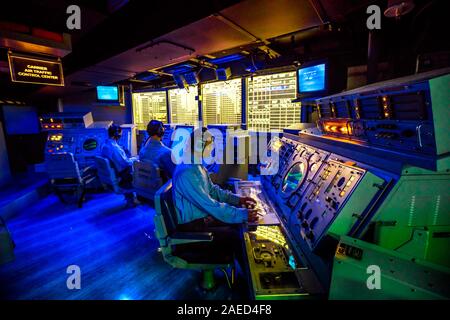 Detection and tracking, Combat Information Center (CIC), USS Midway ...