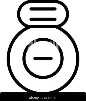 sandbag fitness tool line icon vector. sandbag fitness tool sign ...