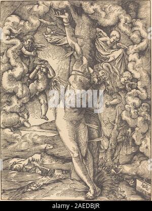 Representation of Saint Sebastian from the early 17th century ...