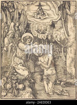 This artwork by Hans Wechtlin I depicts the Baptism of Christ in the ...