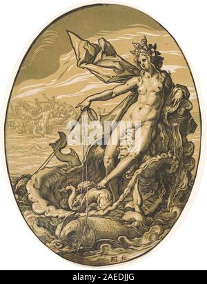 This engraving by Hendrik Goltzius, 1588, depicts the mythological ...