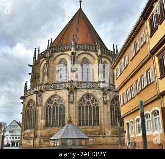 Heilig Kreuz cathedral, Schwaebisch Gmuend, Baden Wuerttemberg, Germany Stock Photo - Alamy