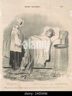 Mariez-vous donc! vieux Grigou... Dated: 19th century. Medium ...