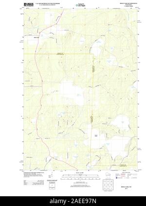 WI Mole Lake 20130709 TM Inverted Restoration Stock Photo - Alamy
