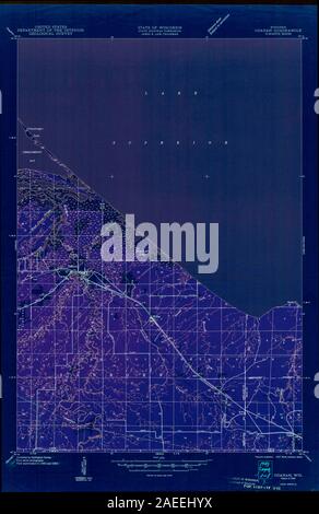 WI Odanah 503439 1945 48000 Restoration Stock Photo - Alamy