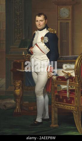 Jacques-Louis David The Emperor Napoleon in His Study at the Tuileries ...