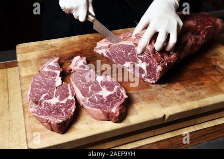 Beef Meat restaurant - Paris - France Stock Photo - Alamy