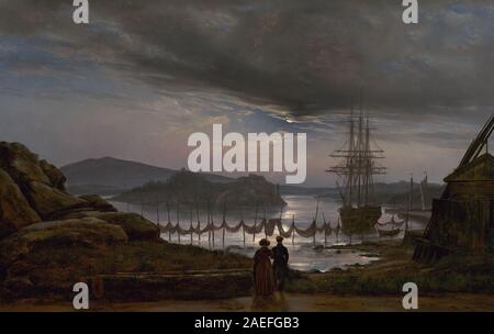 Johan Christian Dahl - View from Stalheim (Fra Stalheim) 1842 Oil on ...