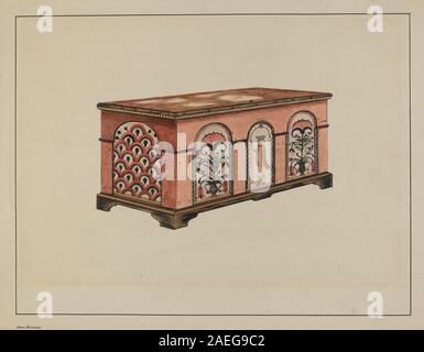 John Dieterich, Pa German Dower Chest, 1935-1942 Pa. German Dower Chest ...