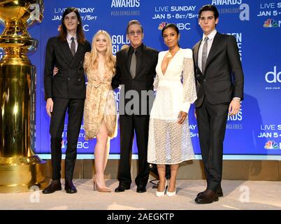 Dylan Brosnan, Paris Brosnan, Dakota Fanning, Susan Kelechi Watson and ...