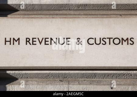 The HMRC government department building in Whitehall, London Stock ...