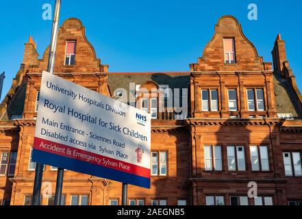 The old Royal Hospital for Sick Children in Edinburgh moved to the new ...