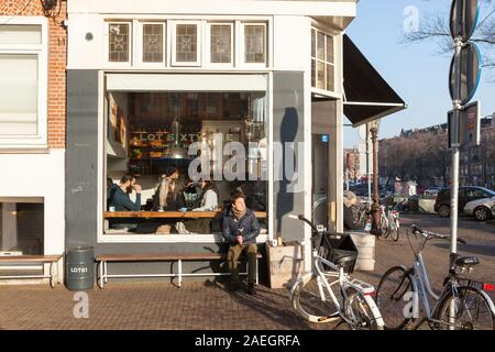 Lot 61 coffee bar, Amsterdam Stock Photo - Alamy