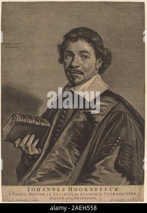 A portrait of Johannes Hoornbeeck by Jonas Suyderhoff, depicting facial ...