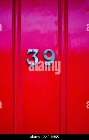 House Number 39 sign Stock Photo - Alamy