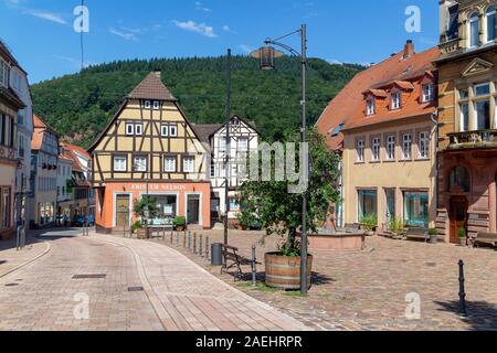 Neckargemünd, Germany - August 18, 2019: Abandoned, empty shop in the ...