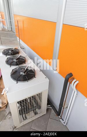 External Air Conditioner Hvac Unit for Factory Stock Photo - Alamy