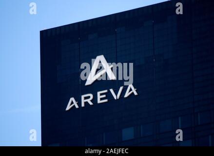 das Logo der Marke "Areva", Berlin Stock Photo - Alamy