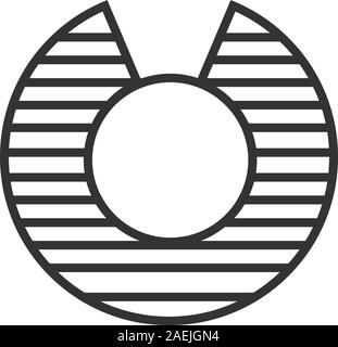 Vulnerability line icon concept. Vulnerability vector linear ...