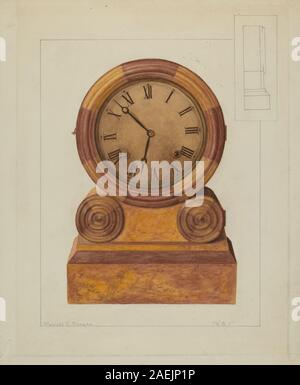 A mechanical clock made around 1937 by Seth Thomas and Dana Bartlett ...