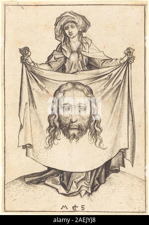 A copperplate engraving by Martin Schongauer around 1480-1490 depicting ...