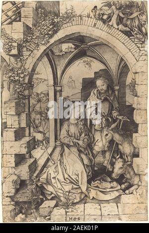 Martin Schongauer's circa 1470-1475 engraving 'The Tribulations of ...