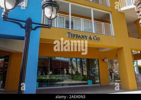 Curacao-11/3/19: Tiffany and Co. jewelry retail storefront in the ...