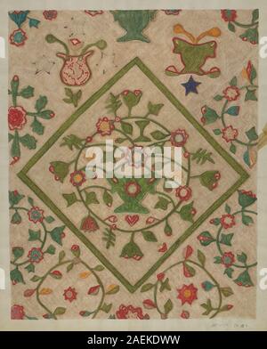 Quilt Applique, created by Mildred E. Bent between 1935 and 1942, is a ...