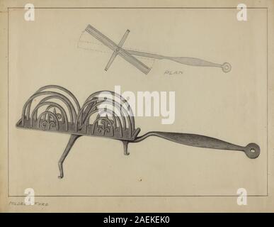 This toast rack by Mildred Ford, circa 1936, is a small functional ...