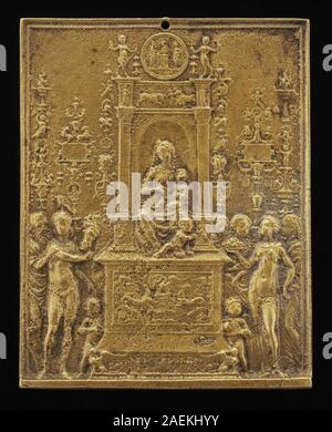 Madonna and Child Enthroned depicting Virgin Mary and Jesus ...