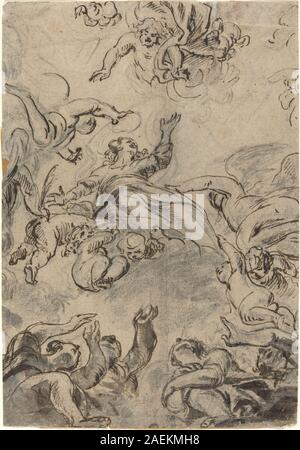 This mid-17th-century Netherlandish painting depicts the Assumption of ...