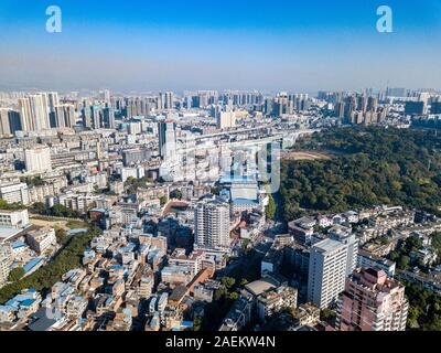 Aerial photography of bustling high-rise buildings in Asian cities Stock Photo - Alamy