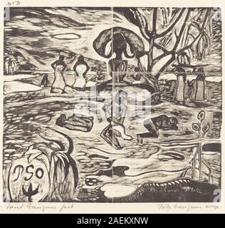 Paul Gauguin, Mahana Atua (The Food of the Gods) [recto], French, 1848 ...